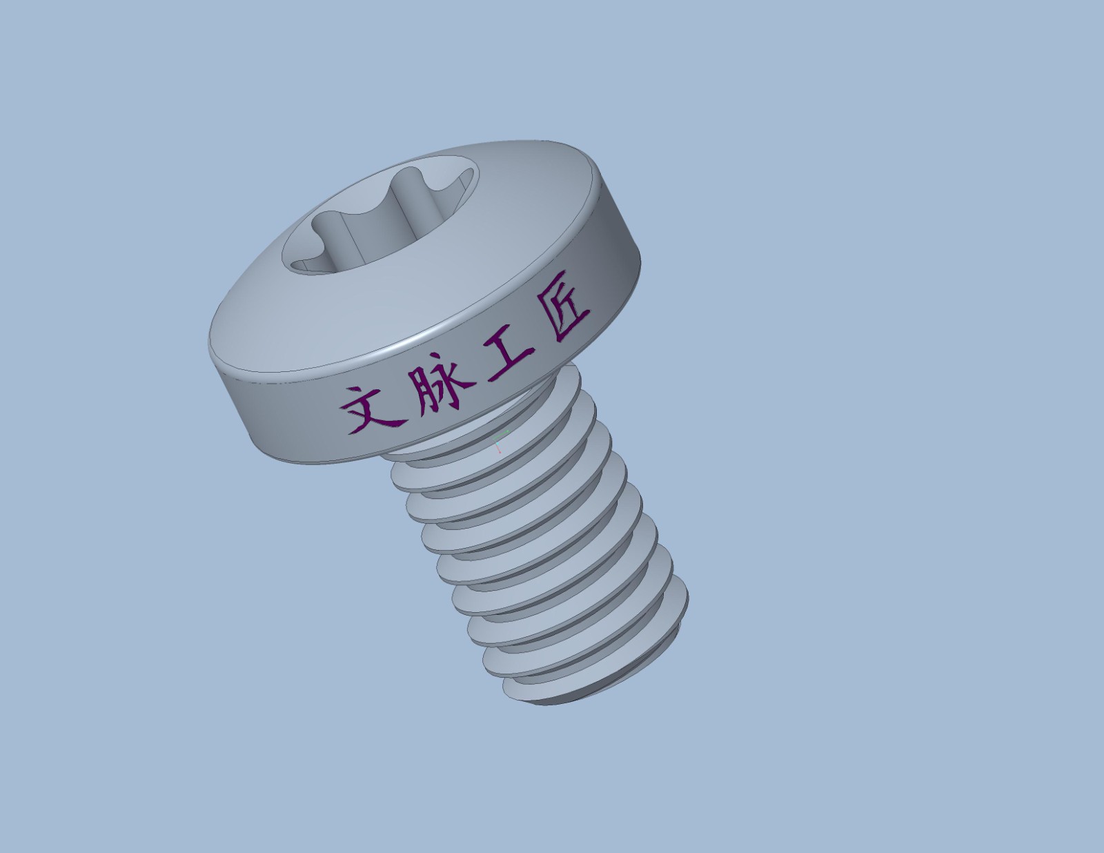 内六角花形盘头螺钉 GBT 2672_M3.5X6图纸下载-文脉工匠